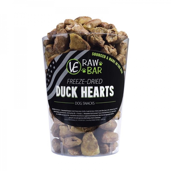 Vital Essentials - Raw Bar Freeze-Dried Duck Hearts (160 ct) – Welcome ...