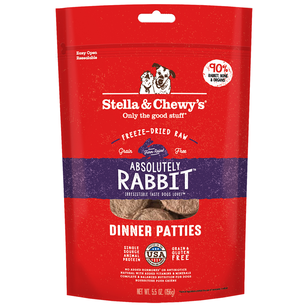 STELLA & CHEWY'S | Dinner Patties Absolutely Rabbit 5.5OZ – Welcome to ...