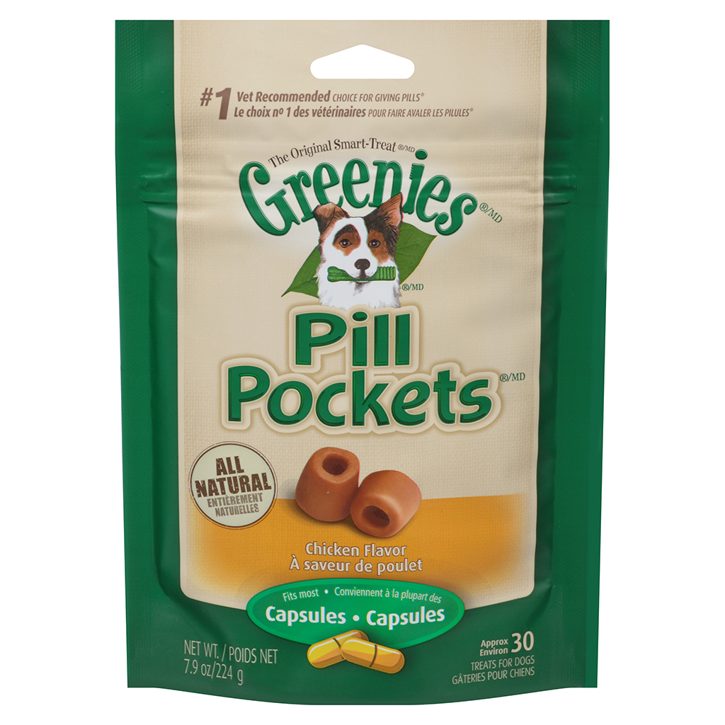 GREENIES | Pill Pockets Chicken 30 Capsules | 7.9OZ – Welcome to Tommy ...